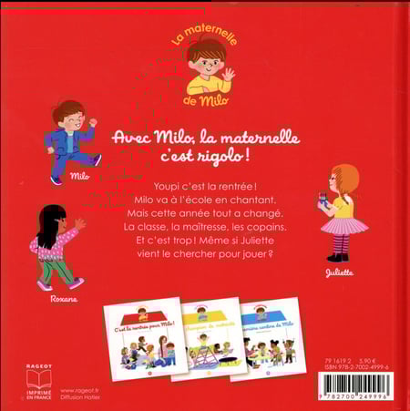 La maternelle de Milo - c'est la rentrée pour Milo ! : Pakita ...