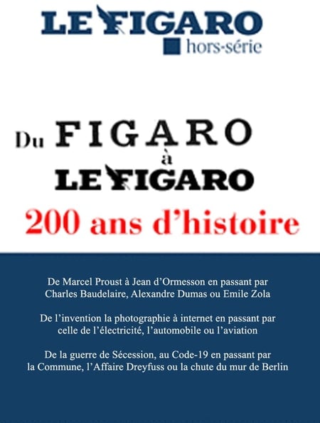 Du Figaro à Le Figaro : 200 ans d'histoire- Livre Histoire | Cultura