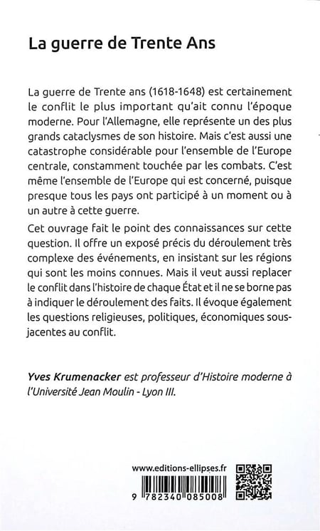 La guerre de Trente Ans : Yves Krumenacker - 2340085004 - Livre Histoire | Cultura