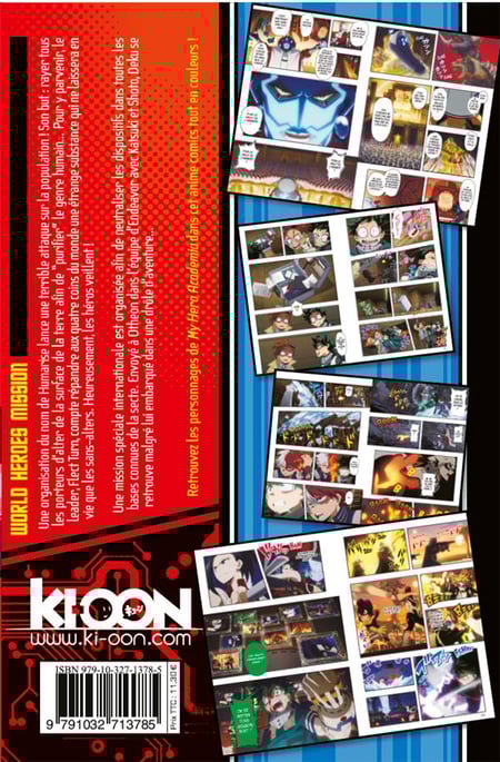 My hero Academia : World Heroes Mission : Kohei Horikoshi,Yosuke Kuroda - Mangas Shonen | Cultura