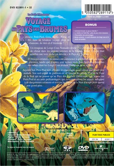 Le Petit dinosaure 4 - Voyage au pays des brumes - DVD Jeunesse - famille - Films DVD & Blu-ray ...