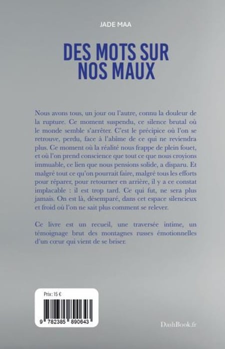 Des mots sur nos maux : Jade Maa- Développement Personnel | Cultura