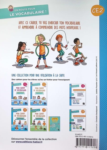 En route pour le vocabulaire ! : CE2 - Mon cahier de vocabulaire ...