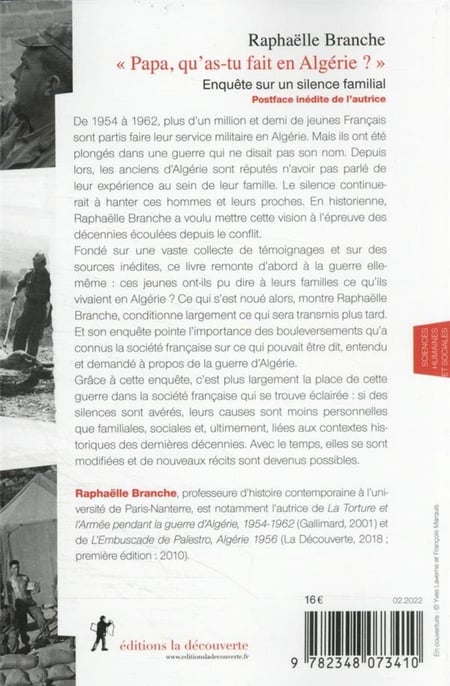 Papa, qu'as-tu fait en Algérie ? : enquête sur un silence familial ...