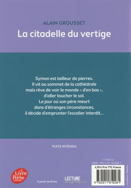 La citadelle du vertige : Alain Grousset - 2011810280 - Romans pour ...