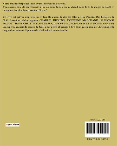 CONTES DE NOËL pour petits et grands : par CHARLES DICKENS, ALPHONSE ...