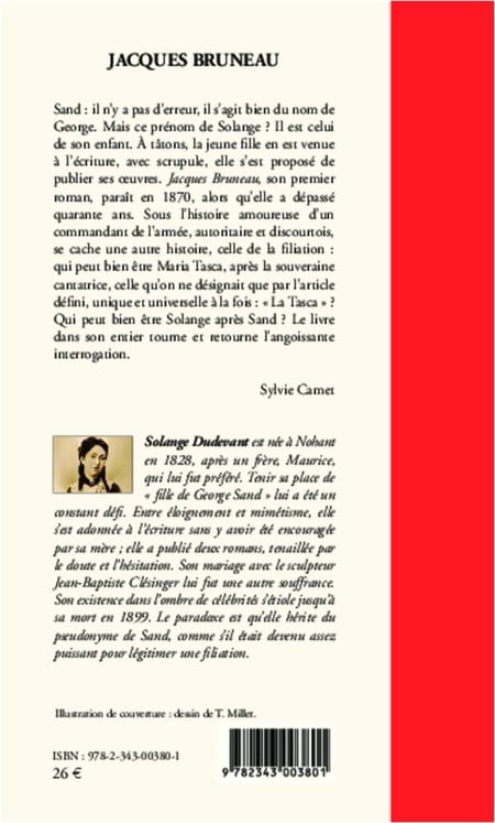 Solange Clésinger-Sand, fille de George Sand : Jacques Bruneau- Essais ...