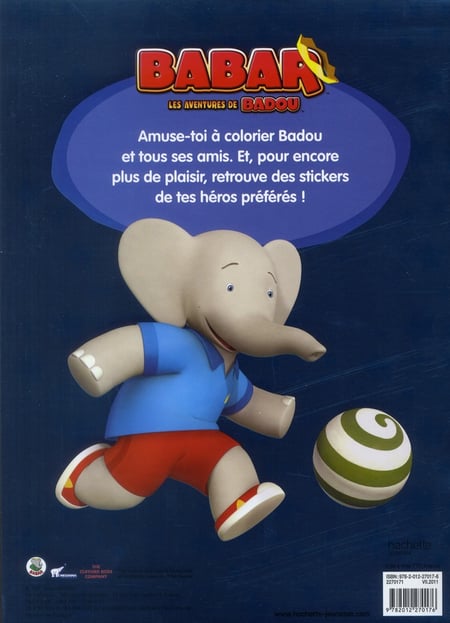 Babar - les aventures de badou - coloriages : Collectif - Livres jeux ...