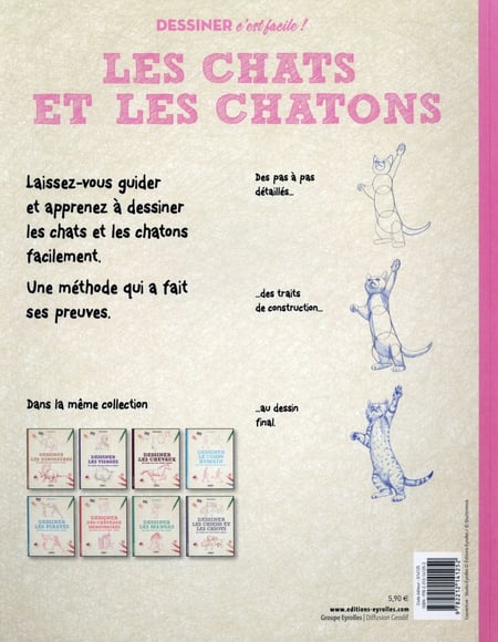 Dessiner les chats et les chatons - une méthode simple pour apprendre à ...