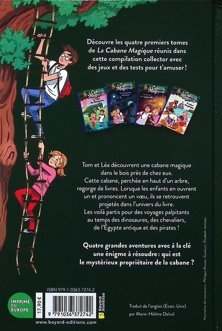 La cabane magique : coffret vol.1 : Tomes 1 à 4 : Mary Pope Osborne ...
