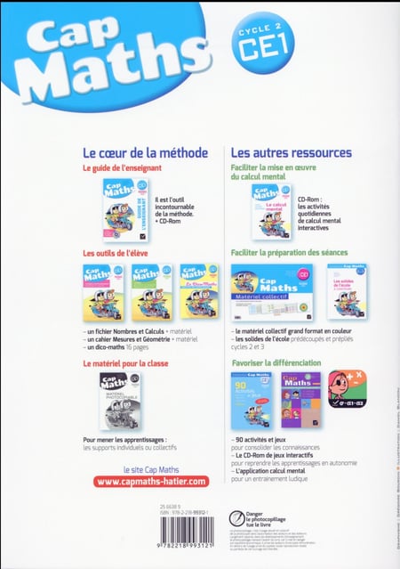 Cap Maths : CE1 - cahier grandeurs et mesures, espace et géométrie ...