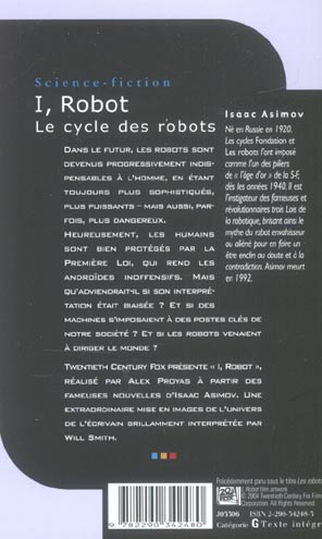 Le cycle des robots Tome 1 : les robots : Isaac Asimov - 2290342483 - Polars et Romans Policiers ...