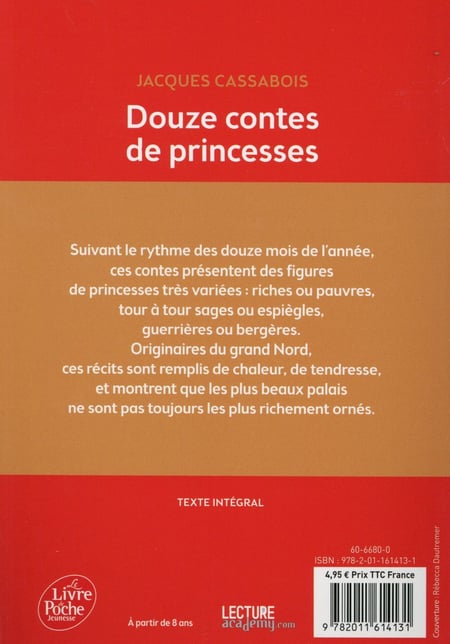 Douze contes de princesse : Jacques Cassabois - 2011614139 - Romans ...