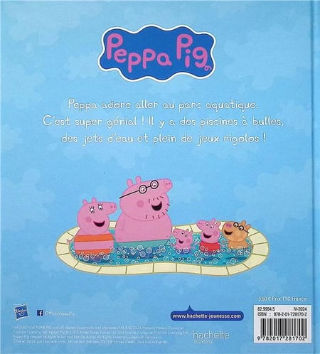 Peppa Pig : Peppa va au parc aquatique : Collectif - 2017281700 ...