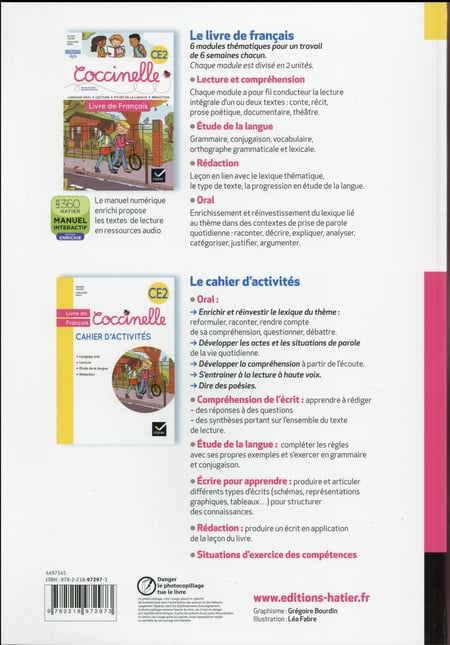 COCCINELLE : français - CE2 - livre de l'élève (édition 2016) : Anne ...