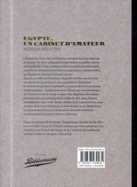 Egypte - un cabinet d'amateur - regards insolites : Daniel Soulié ...