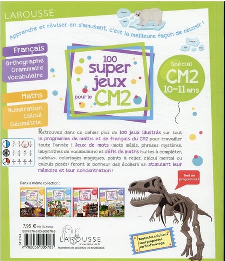 100 super jeux pour le CM2 : Béatrix Lot - Livre primaire | Cultura