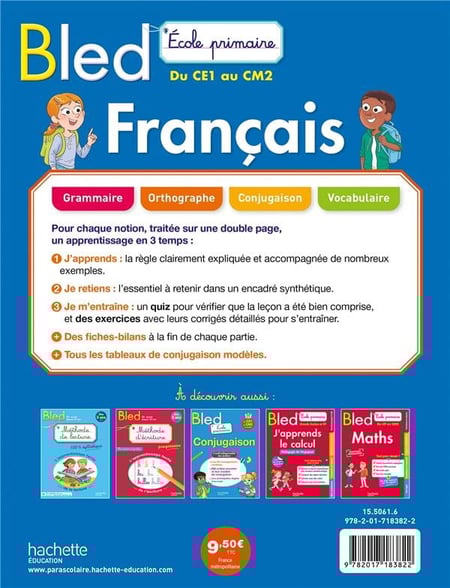 BLED : Bled école primaire français : du CE1 au CM2 : Claude Couque ...