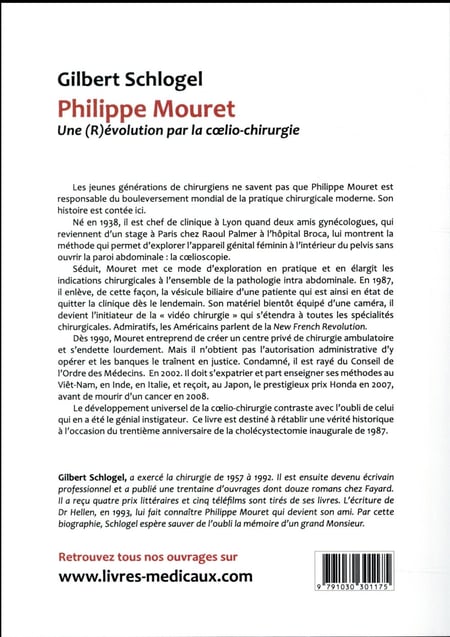 Philippe mouret. une (r)évolution par la coelio-chirurgie - le français ...