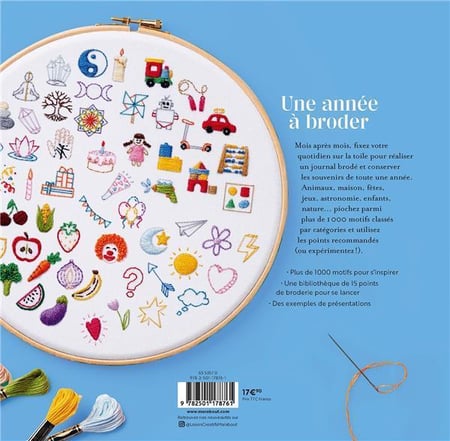 Une année à broder : mon journal de broderie mois par mois : Steph ...