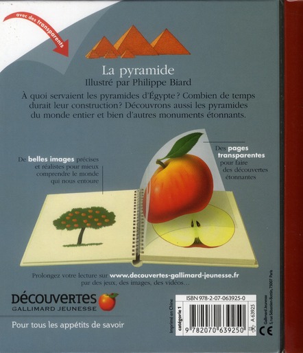 La pyramide : Collectif - 2070639258 - Les documentaires dès 6 ans ...