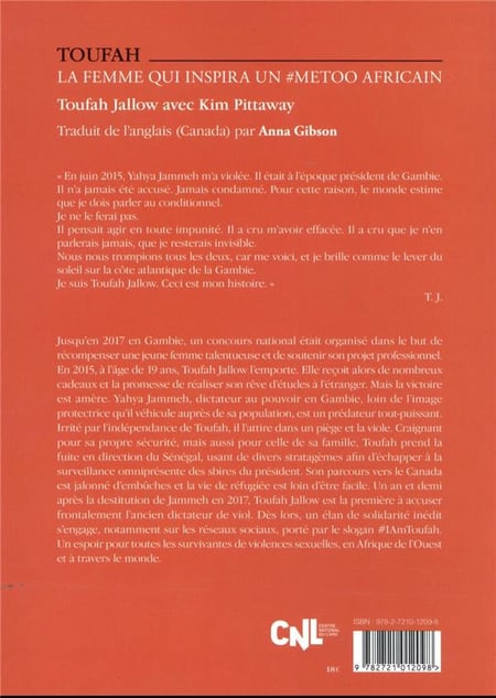Toufah : la femme qui inspira un #metoo africain : Toufah Jallow,Kim ...