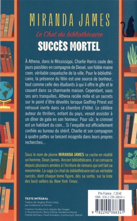 Le chat du bibliothécaire Tome 1 : succès mortel : Miranda James ...