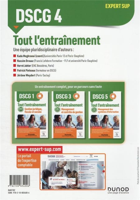 DSCG 4 : comptabilité et audit - tout l'entraînement (édition 2022 ...