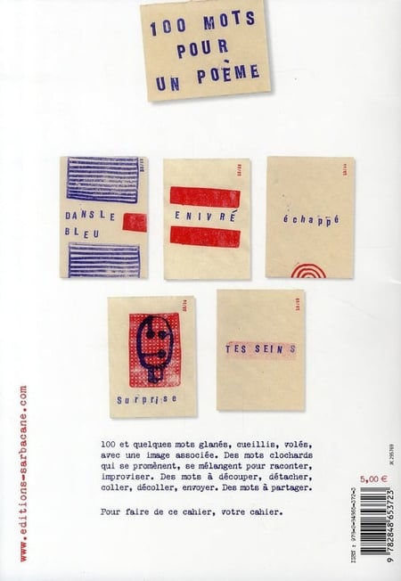 Mon cahier d'artiste avec... serge bloch - 100 mots pour un poème ...