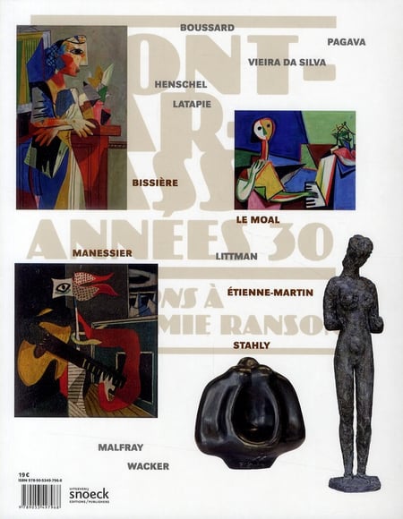 Éclosion à l'académie ranson - montparnasse années 30 : Collectif ...