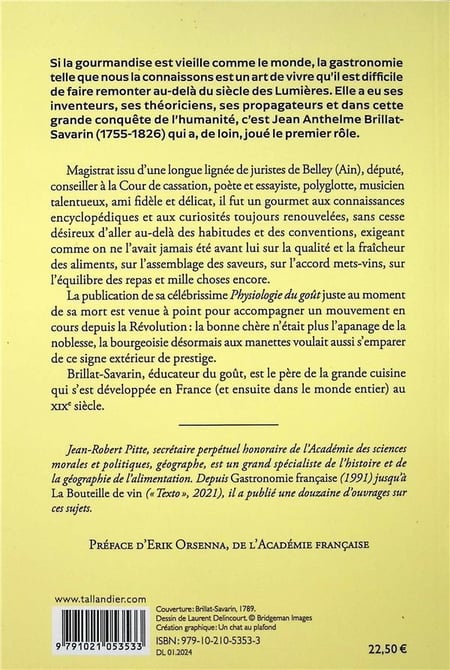 Brillat-Savarin : Le gastronome transcendant : Jean-Robert Pitte ...