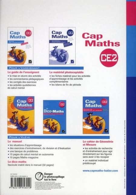 Cap Maths : CE2 - cahier de géométrie et mesure (édition 2011 ...