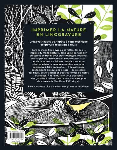 Imprimer la nature en linogravure : Jane Spink | Cultura
