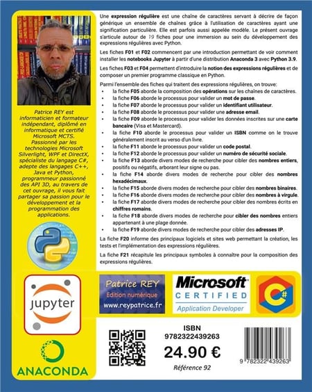 Guide pratique des expressions regulieres avec python - et jupyter notebook - illustrations ...