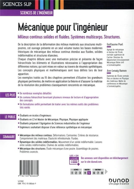 Mécanique pour l'ingénieur - milieux continus solides et fluides ...