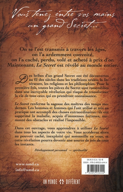 Le secret : Rhonda Byrne - 2892256445 - Développement Personnel | Cultura