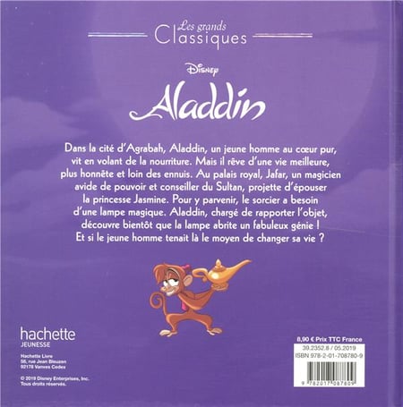 Aladdin [le film] - les grands classiques disney : Disney - 2017087807 ...