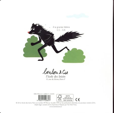 Cache cache loup : Gwendoline Raisson, Ella Charbon - Livres pour enfants dès 3 ans | Cultura