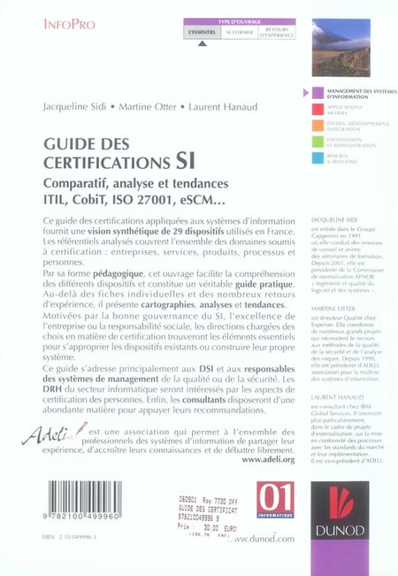 Guide des certifications si - comparatif analyse et tendances ...
