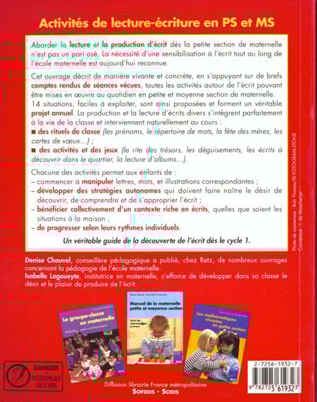 Produire de l'ecrit en petite section : David Chauvel - 2725619327 ... Produire de l'ecrit en petite section : David Chauvel - 2725619327 ...