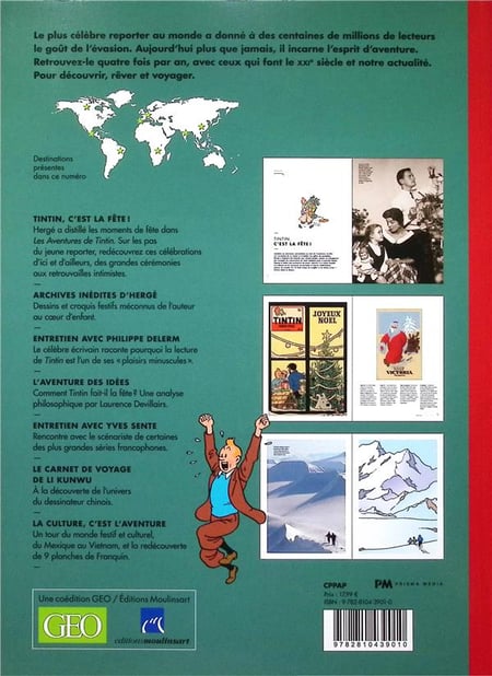 Tintin, c'est l'aventure n.18 : La fête autour du monde : Collectif ...