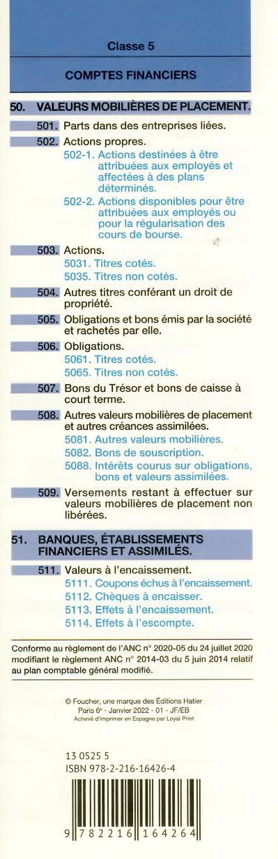 Plan comptable général (édition 2022/2023) : Sébastien Paugam ...