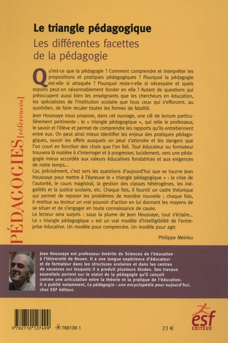 Le triangle pédagogique : Jean Houssaye - Livre de Lettres et ...