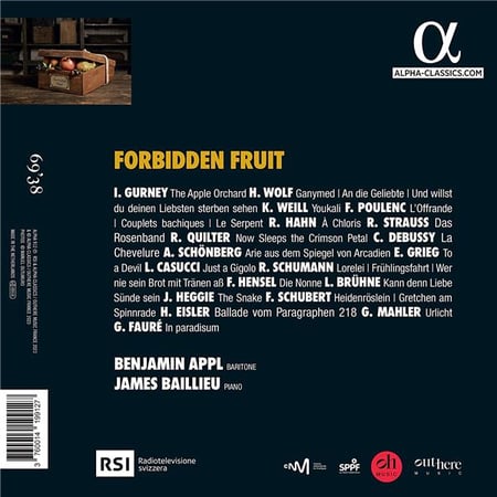 Forbidden Fruit : Hugo Wolf, Richard Strauss, Gabriel Fauré, Francis ...