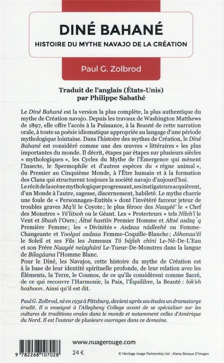 Diné Bahané : histoire du mythe navajo de la création : Paul G. Zolbrod ...