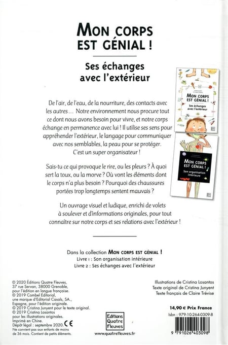Mon corps est génial ! Ses échanges avec l'extérieur : Cristina ...