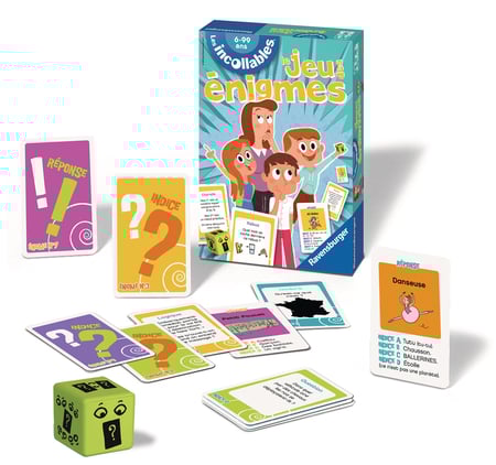 Jeu des énigmes avec les incollables Ravensburger - Jeux de société enfant | Cultura