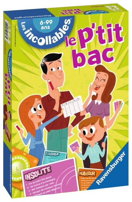 P'tit bac avec les incollables - Ravensburger - Jeux de société enfant | Cultura