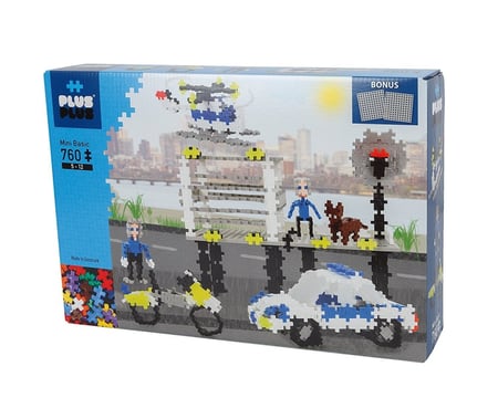 Plus-Plus Box Mini Basic 760 Pièces Police - Jeux de construction | Cultura