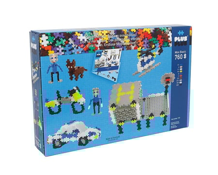 Plus-Plus Box Mini Basic 760 Pièces Police - Jeux de construction | Cultura